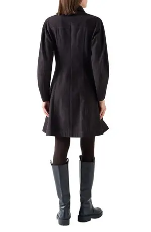 Akris Long Sleeve Denim Shirtdress