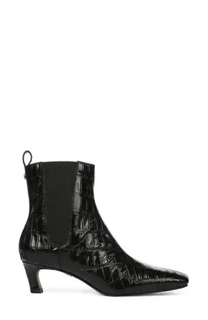 Sam Edelman Peony Bootie - Black Croc Print
