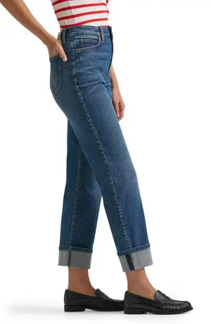 LEEM Marilyn High Waist Straight Leg Jeans