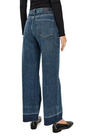 Rails Getty Crop High Waist Wide Leg Jeans