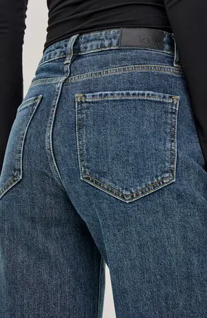 Rails Getty Crop High Waist Wide Leg Jeans