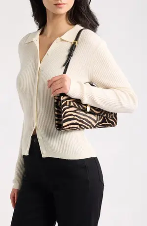 Veronica Beard Genuine Calf Hair Clutch