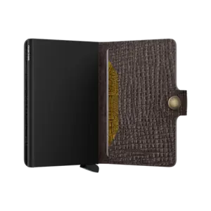 SECRID Miniwallet Palmellato - Brown