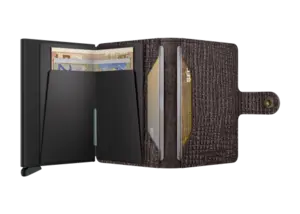 SECRID Miniwallet Palmellato - Brown