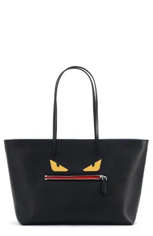Fendi Monster Leather Tote