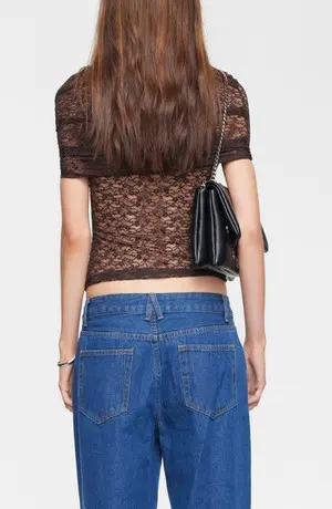 Lioness Bella Vita Lace Layered Top