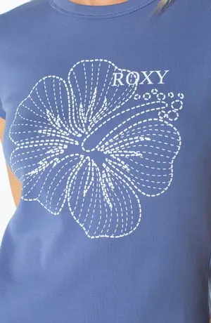 Roxy Stitched Bloom Graphic 90s Baby T-shirt