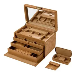Wolf Lauren Jewelry Box - Caramel