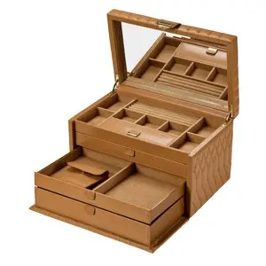 Wolf Lauren Jewelry Box - Caramel