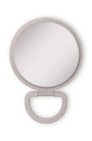 ZADRO Dual-sided Hanging Handheld Mirror In Soft-touch - Soft Touch Gray