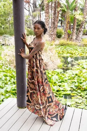 LUNAVERSOUL Heze Halter Dress
