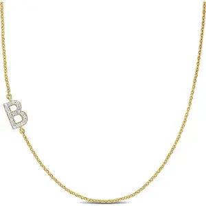 JULIANNA B. 14k Yellow Gold Diamond Necklace - B