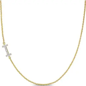 JULIANNA B. 14k Yellow Gold Diamond Necklace - I