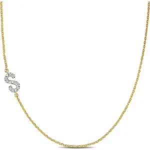 JULIANNA B. 14k Yellow Gold Diamond Necklace - S