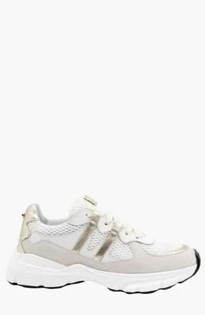 Cavalinho Roadway Sneakers - White/beige/gold
