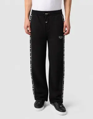 Philipp Plein Jogging Trousers Plein Tape - Black