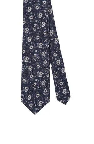 Robert Talbott Robert Small Floral Best Of Class Necktie - Blue