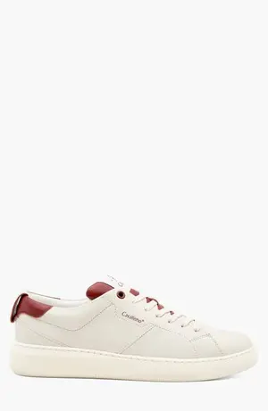 CAVALINHO Club Leather Sneakers 02 - Beige/red