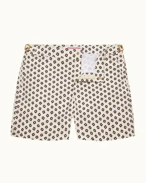 Orlebar Brown Bulldog Mid-length Swim Shorts - Latte/damson