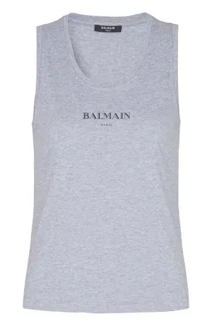 Balmain Tank Top With Print