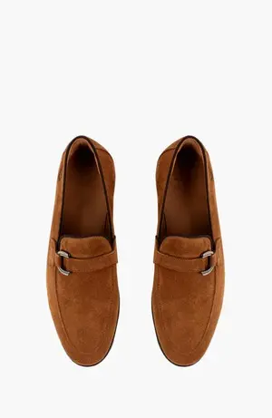 CAVALINHO Heritage Pointed Toe Suede Loafers