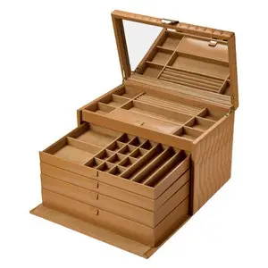 Wolf Lauren Extra Large Jewelry Box - Caramel