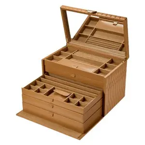 Wolf Lauren Extra Large Jewelry Box - Caramel