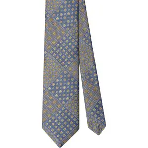 Robert Talbott Robert Patchwork Best Of Class Necktie - Blue Multi