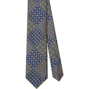 Robert Talbott Robert Patchwork Best Of Class Necktie - Navy Multi