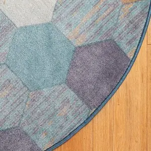 KAPLAN EARLY LEARNING COMPANY Sense Of Place Round Carpet5