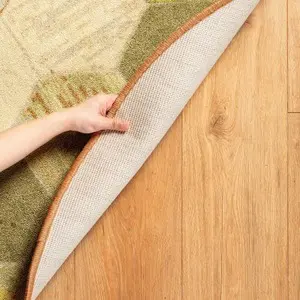 KAPLAN EARLY LEARNING COMPANY Sense Of Place Round Carpet5 - Green