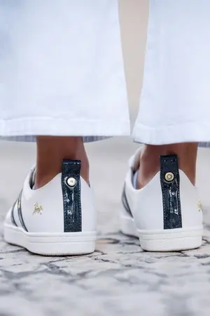 Cavalinho Gloss Leather Lace-up Sneakers