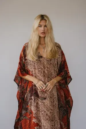 SUN CHILD Long Caftan Alix