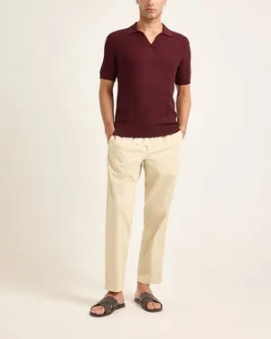 Orlebar Brown Horton Pique Tailored-fit Polo Shirt - Damson