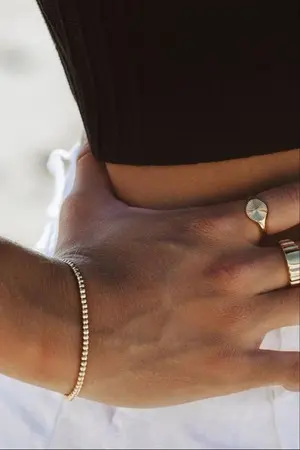 ATOLEA Beaded Bracelet - Gold