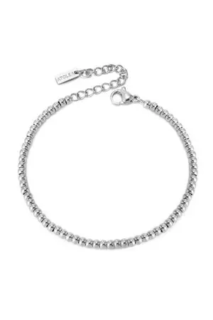 ATOLEA Beaded Bracelet - Silver