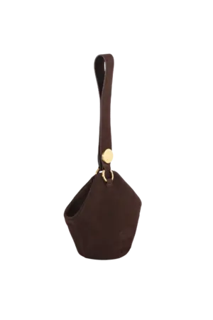 ESTHERA Estera 9pm Maxi Bag In Suede Nubuck