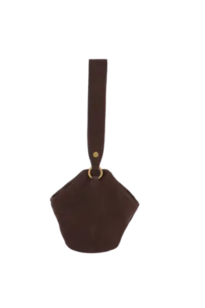 ESTHERA Estera 9pm Maxi Bag In Suede Nubuck