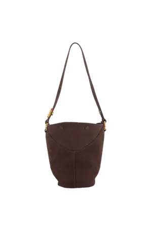 ESTHERA Estera 9pm Maxi Bag In Suede Nubuck