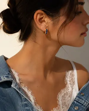 IVY & PEARL CO. Riviera Enamel Hoops