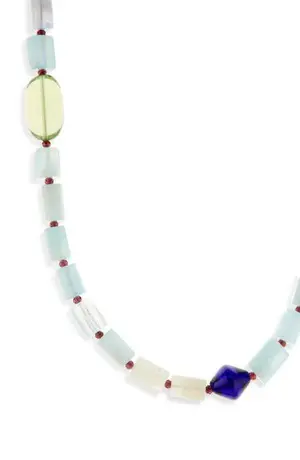 LIZZIE FORTUNATO Circo Blue Mist Necklace
