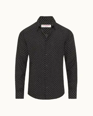Orlebar Brown Giles Polka Dot Tailored-fit Shirt