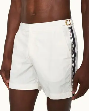 Orlebar Brown Tailored-fit Swim Shorts - White Sand