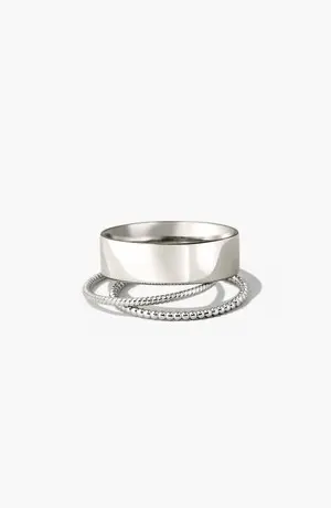 Mejuri Daily Stacker Ring - Sterling Silver