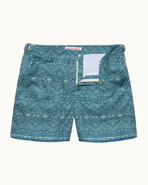 Orlebar Brown Bulldog Exclusive-print Swim Shorts - Nova Blue