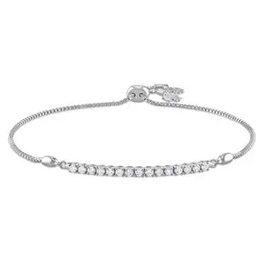 JULIANNA B. Diamond Bolo Bracelet 14k - White Gold