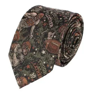 Trafalgar Football Silk Necktie - Multiple