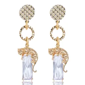LUNAVERSOUL Spirit Animal Jaguar Earrings