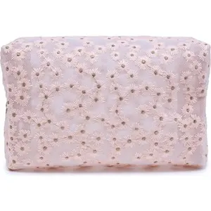 URBAN ESSENTIALS Daisy Chain Cosmetic & Travel Organizer Pouch - Pink