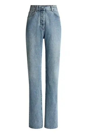 Balmain Straight-leg Faded Denim Jeans